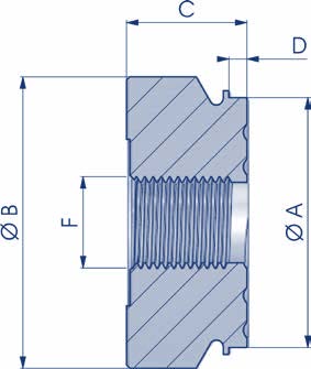Axial Threaded End Plug - Components in Millimeters - Components For ...