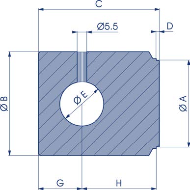 Lubricatable Holed End Plug - Components in Millimeters - Components ...