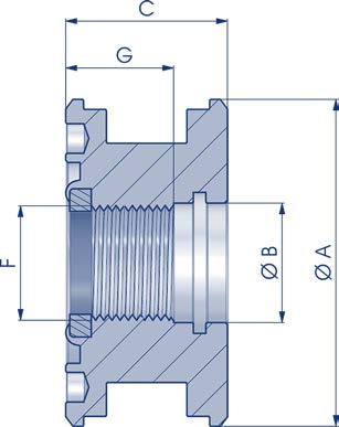 Self-Locking Threaded Piston - Components in Millimeters - Components ...