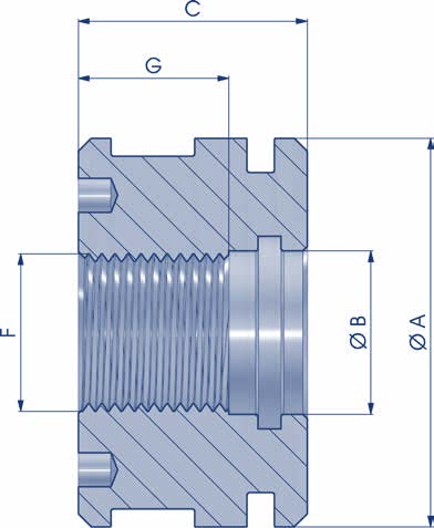 Threaded Piston For GER - Components in Millimeters - Components For ...