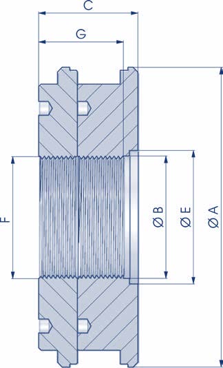 Two Parts Threaded Piston - Components in Millimeters - Components For ...
